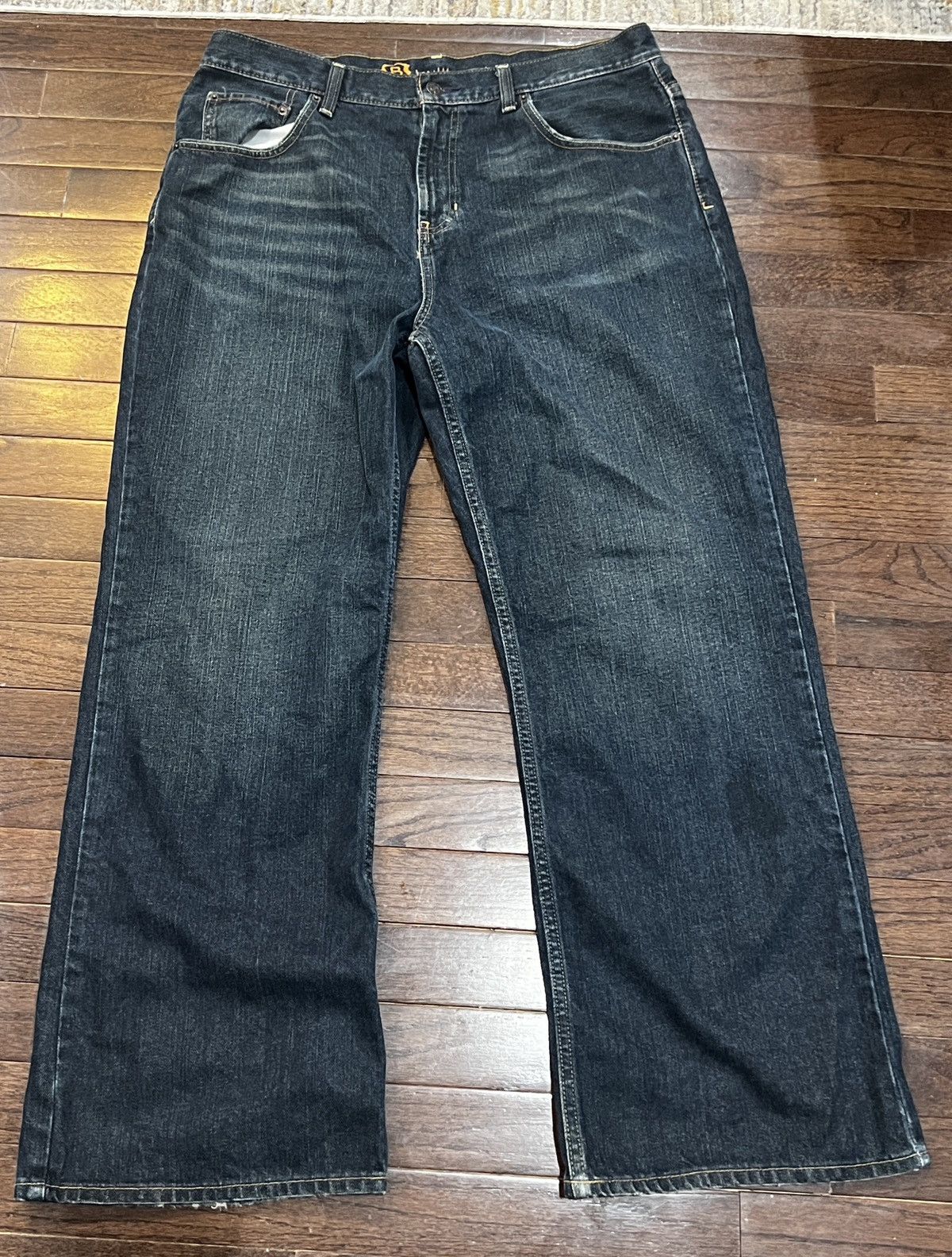 Balenciaga × Bullhead Denim Co. vintage bullhead wide leg darkwash ...