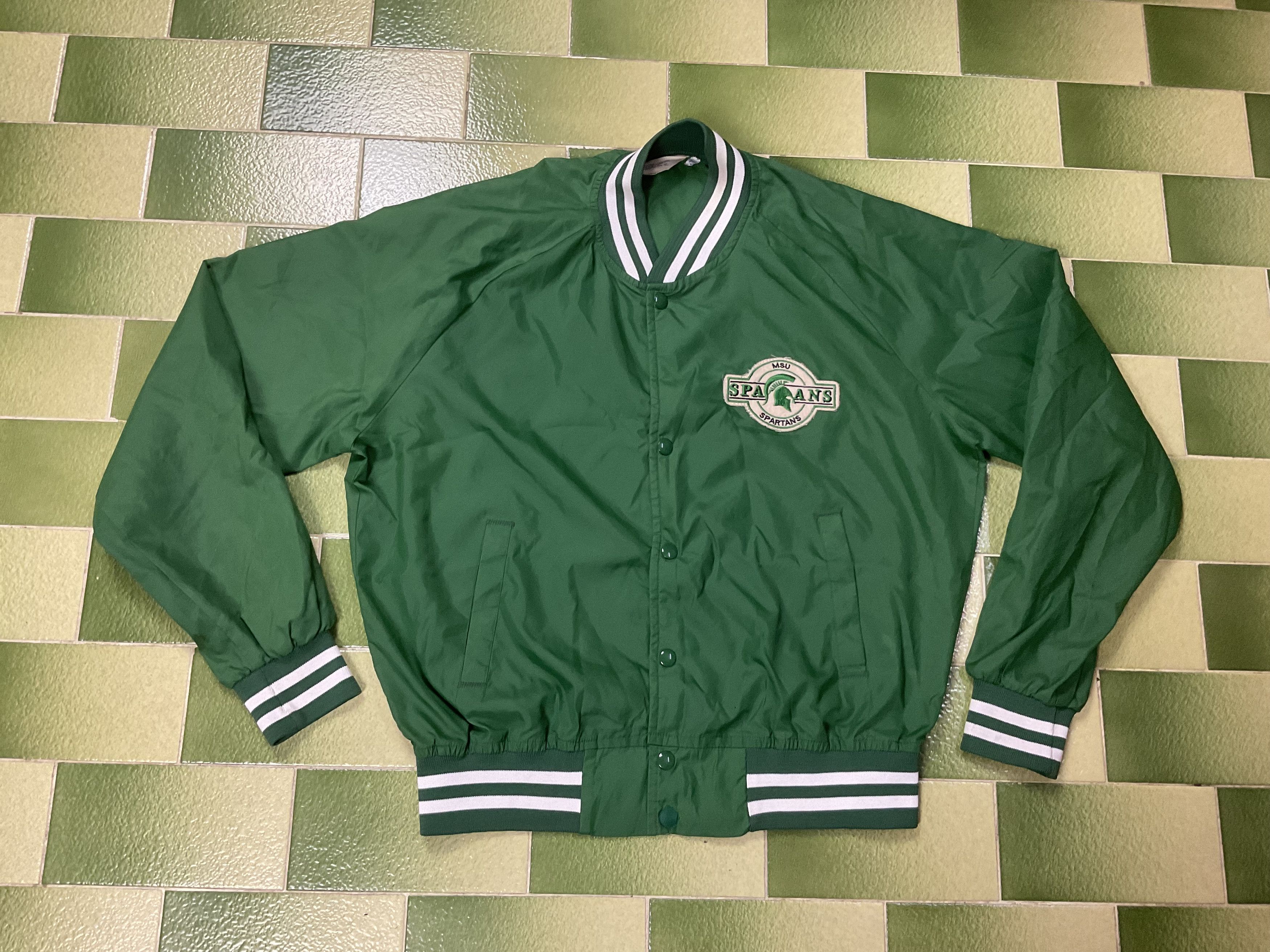 Vintage Vintage 90s Michigan State MSU Spartans football Jacket | Grailed