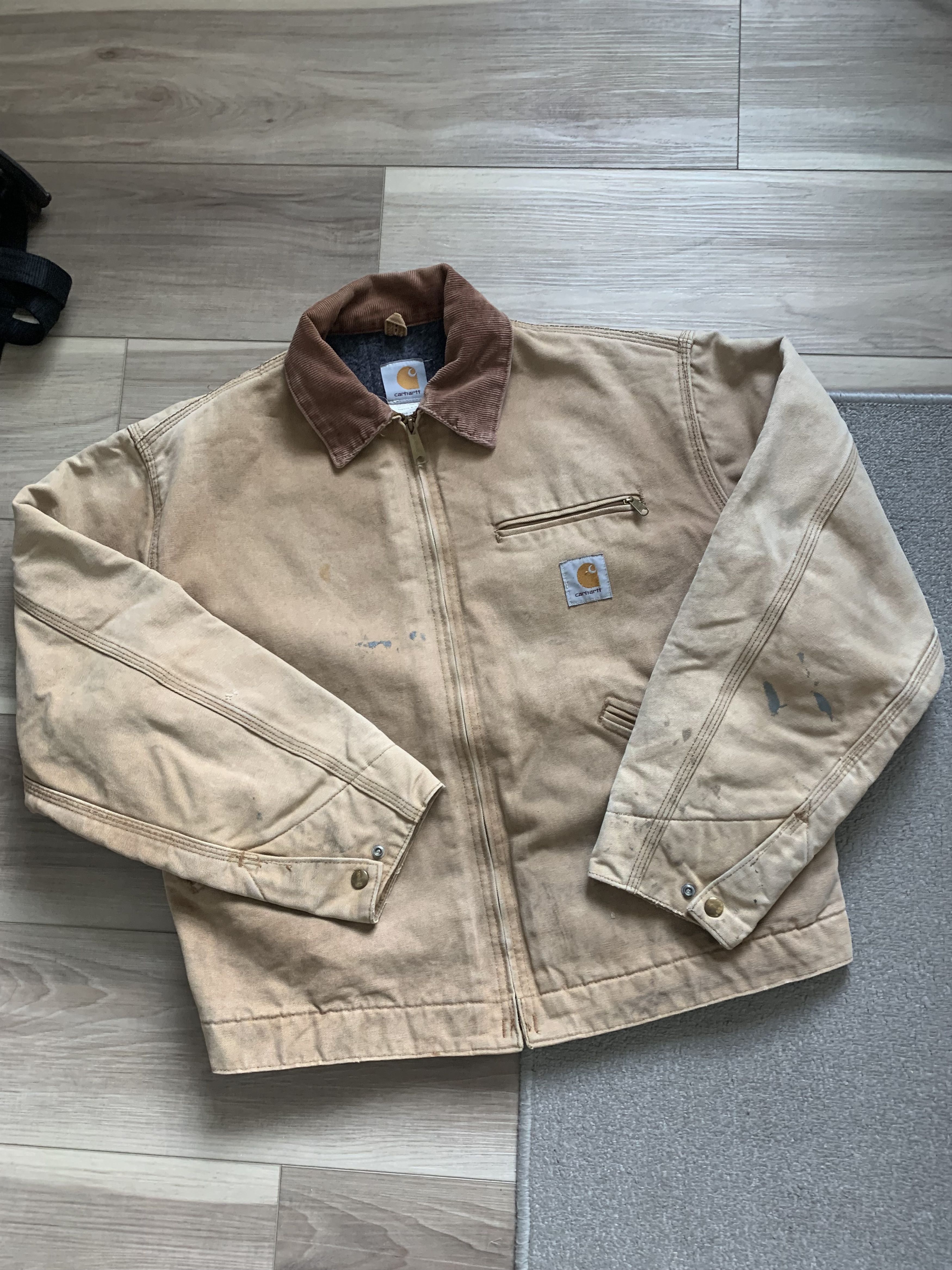 Vintage 1990s CARHARTT BOXY DETROIT JACKET / MADE IN USA | Grailed
