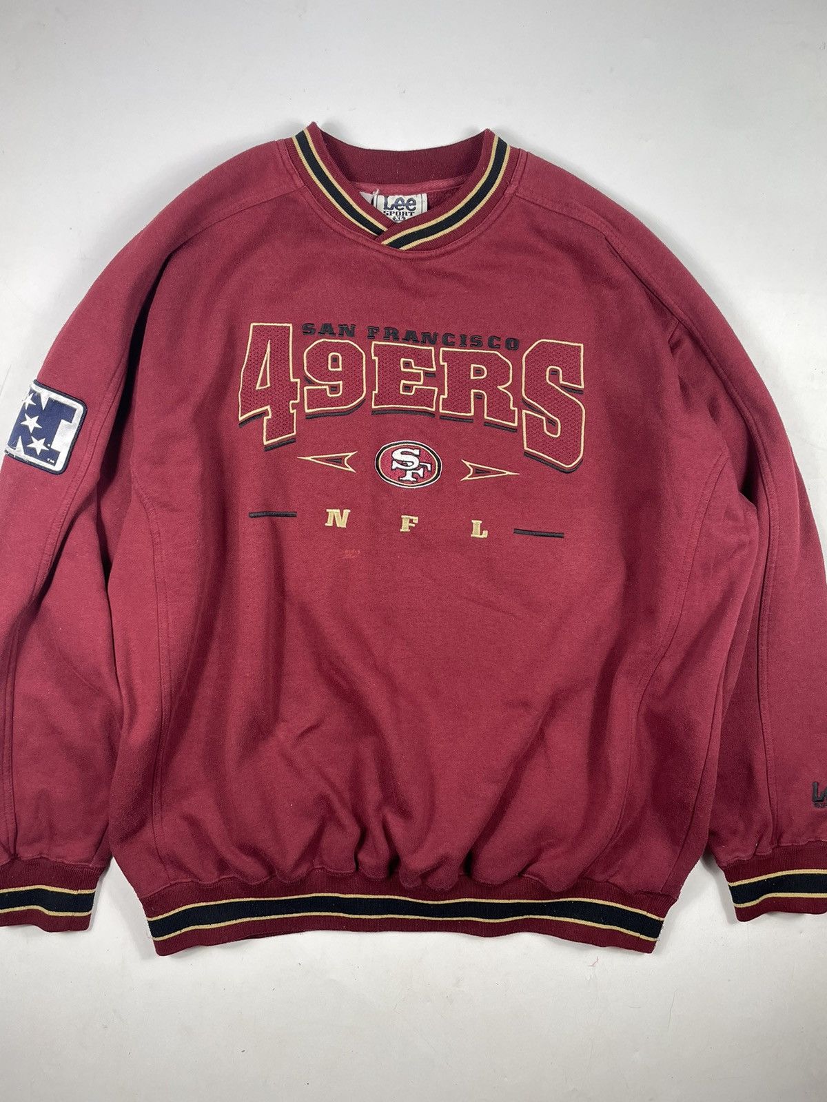 Lee × NFL × Vintage 49ers lee NFL crewneck boxy retro 80s rare sf san ...