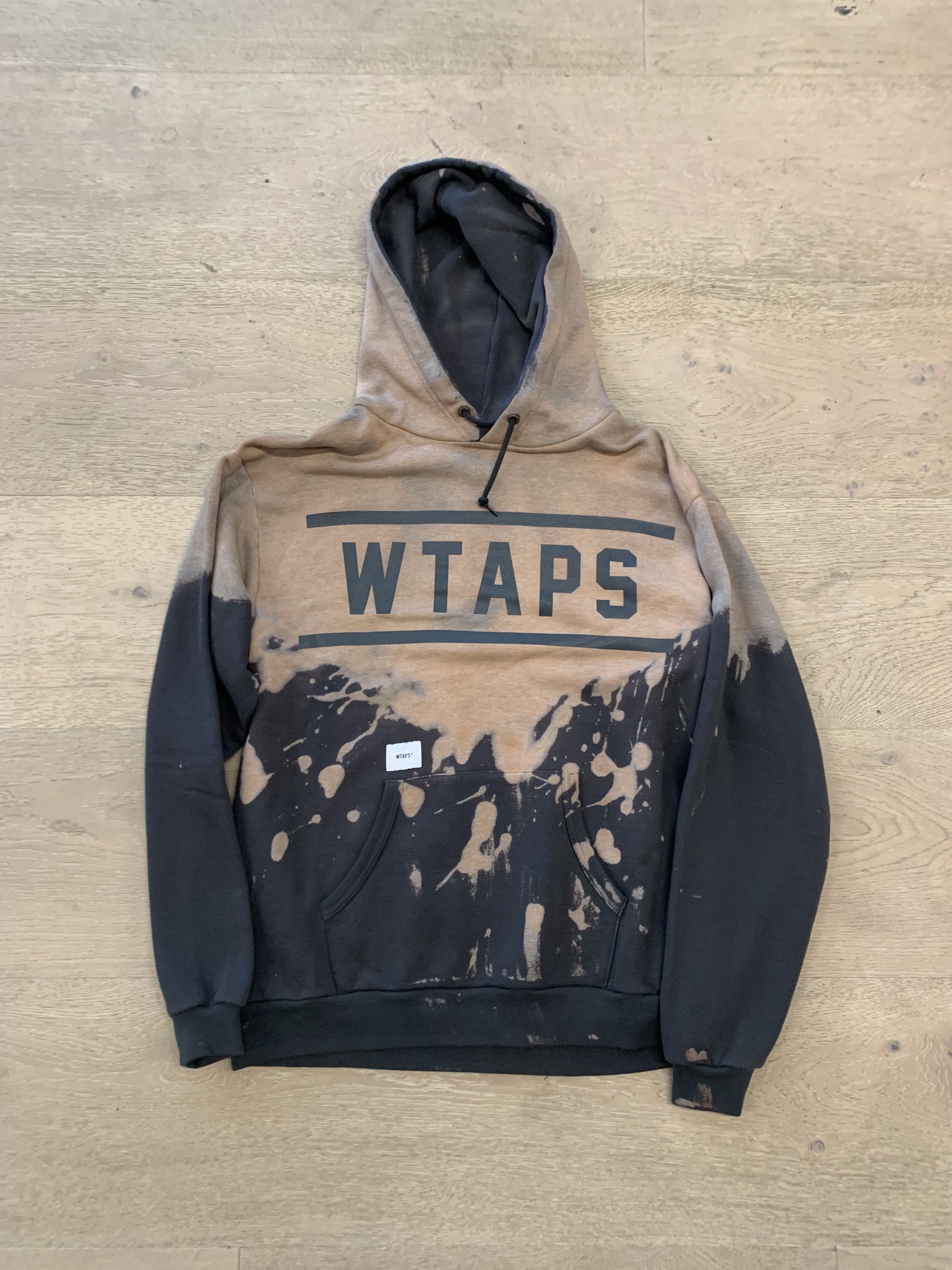 Wtaps Wtaps bleach design hoodie | Grailed