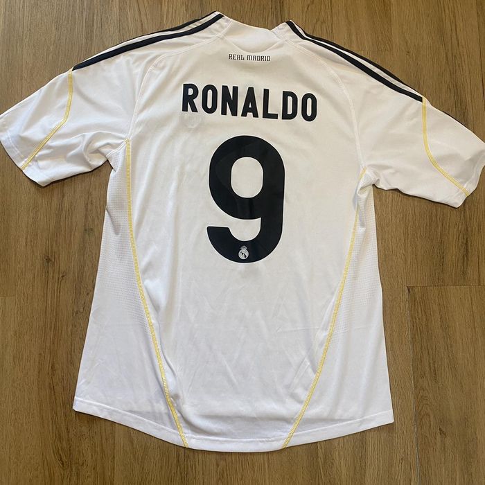 Adidas 2009-10 Real Madrid *9 Cristiano Ronaldo Home Shirt Bwin | Grailed