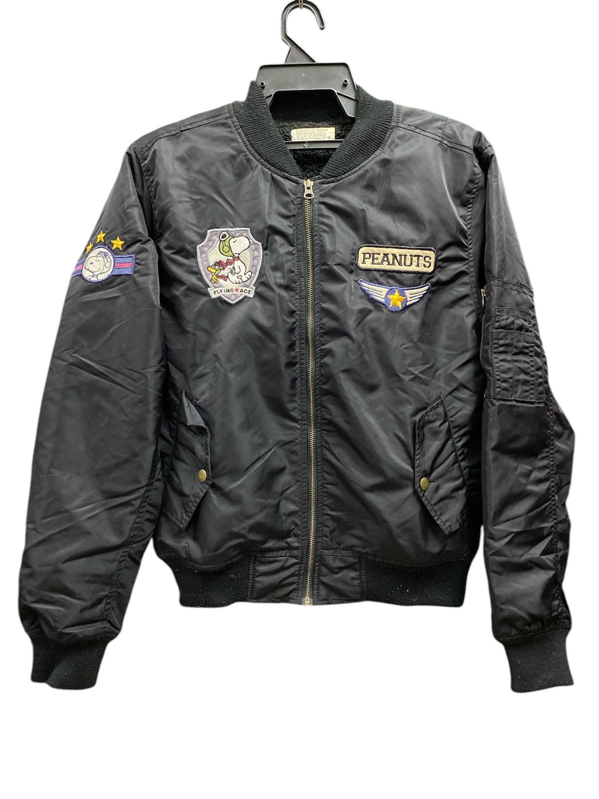 Japanese Brand × Peanuts × Streetwear PEANUT X AIRBORNE JACKET | Grailed