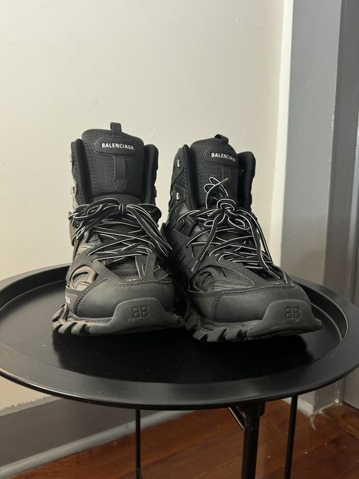 Balenciaga Balenciaga Track High Nylon, Mesh /rubberHigh-Top Sneakers ...