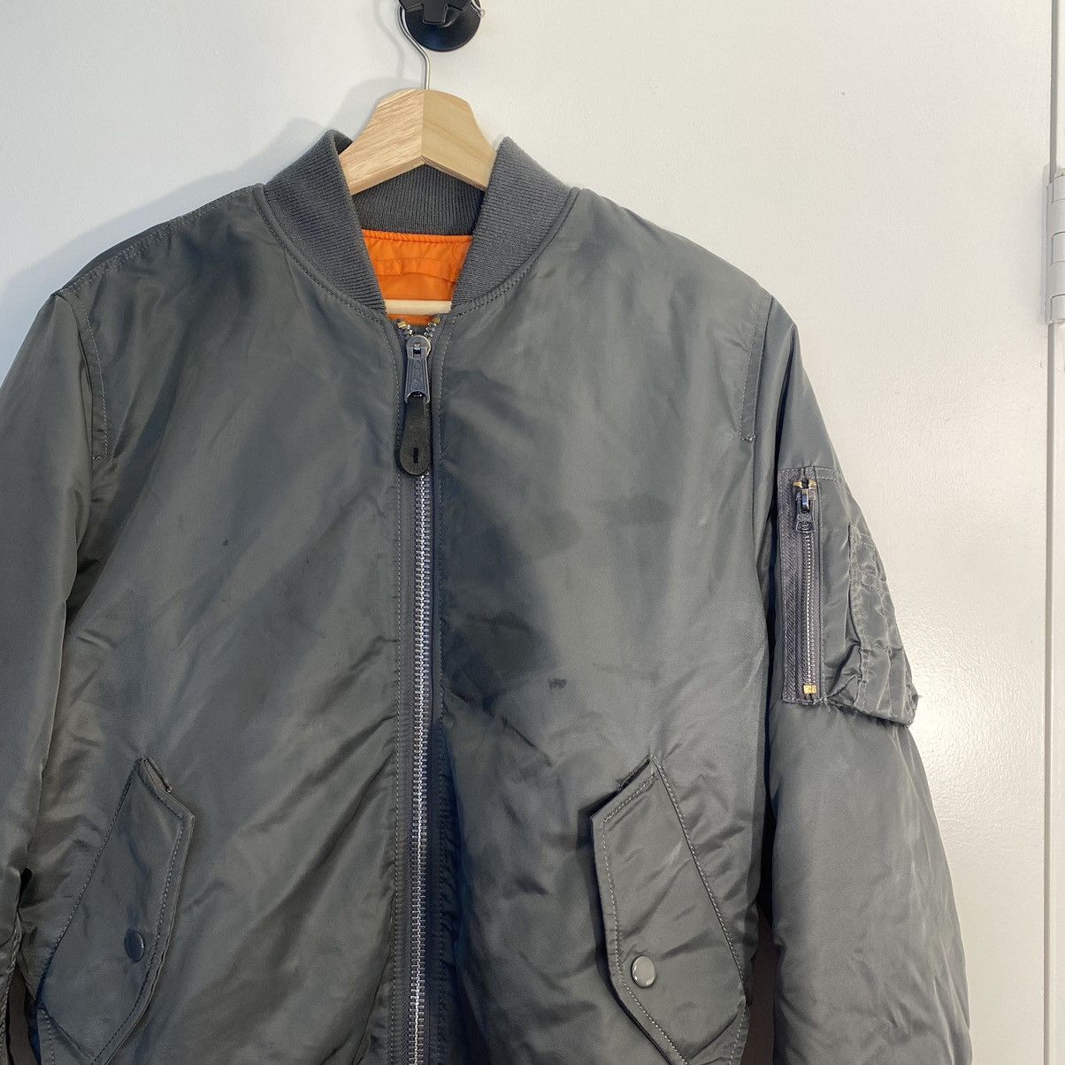Alpha Industries × Bomber Jacket × Vintage Alpha Industries Bomber Jacket Type MA-1 | Grailed