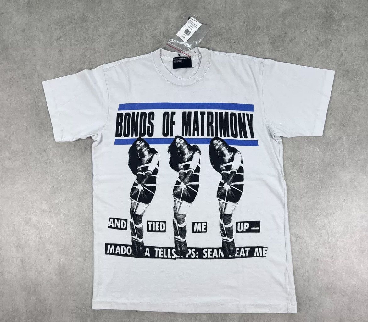 Enfants Riches Deprimes ERD 24ss white Madonna sleeved T-shirt 2407 ...