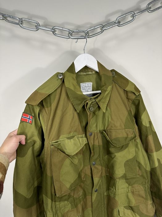 Vintage Vintage Norwegian Military Field Camo Combat Field Jacket | Grailed