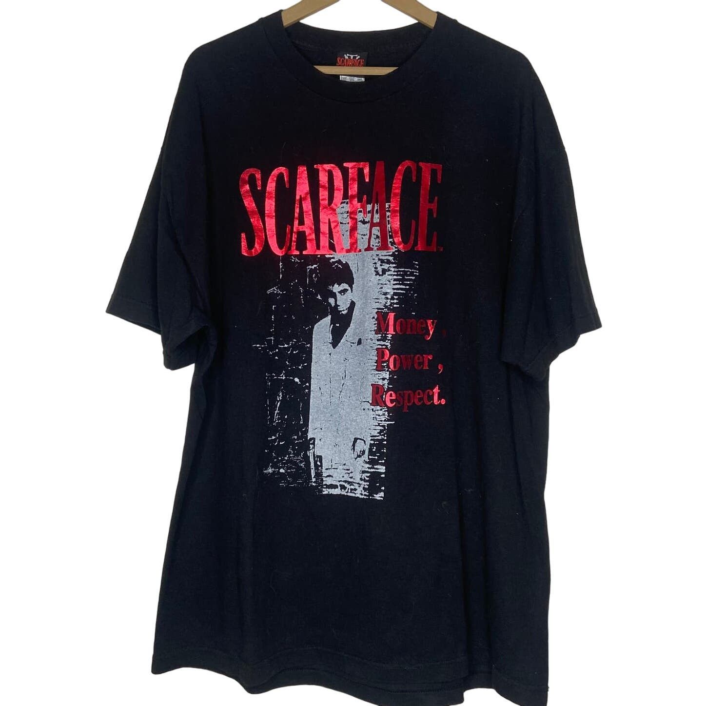 Japanese Brand × Movie × Vintage Scarface Black T-Shirt | Grailed