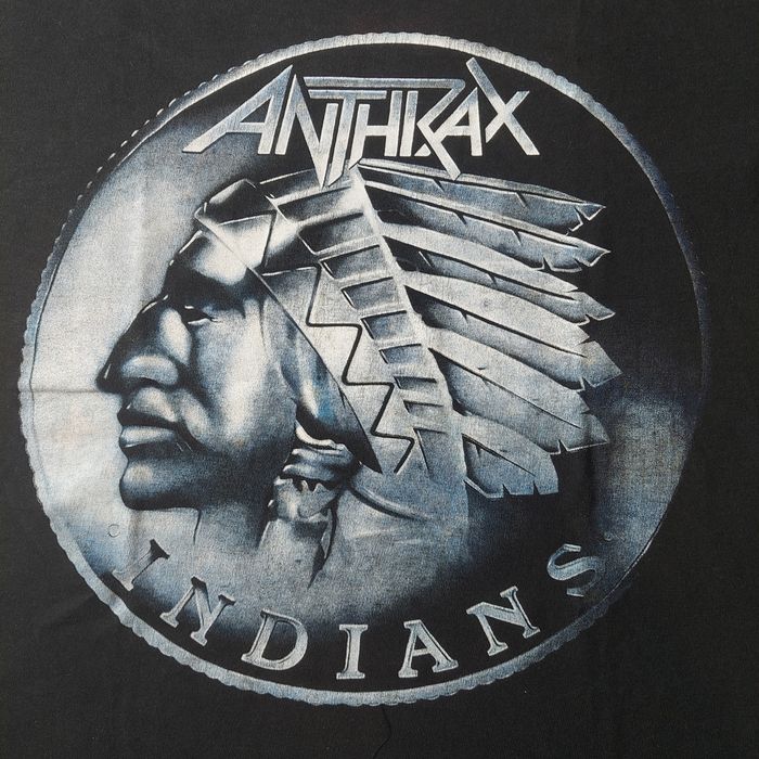 Tour Tee anthrax indians | Grailed