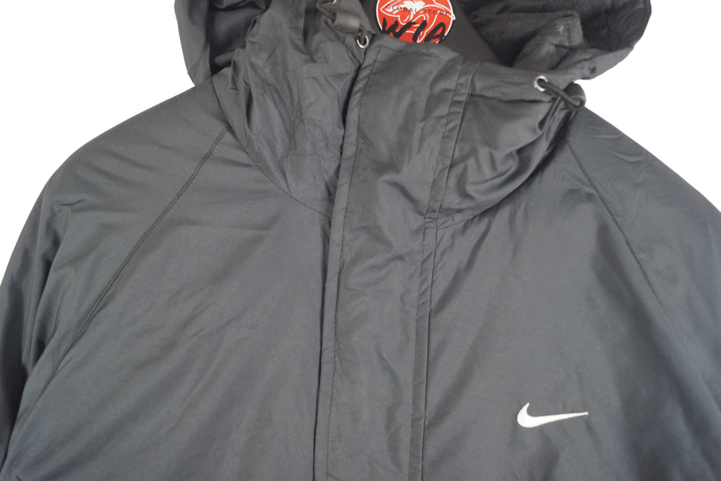 Nike Vintage Nike Long Jacket Small Logo | Grailed
