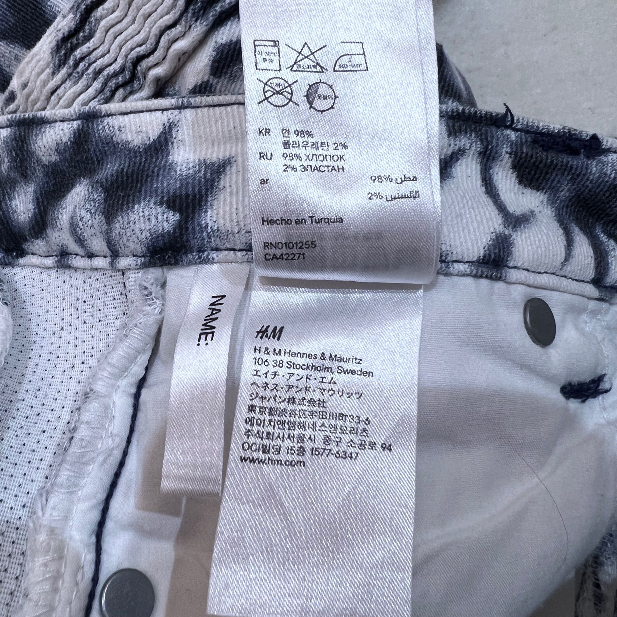 Isabel Marant Isabel Marant X H&M-Cropped High Rise Stretchy Denim ...