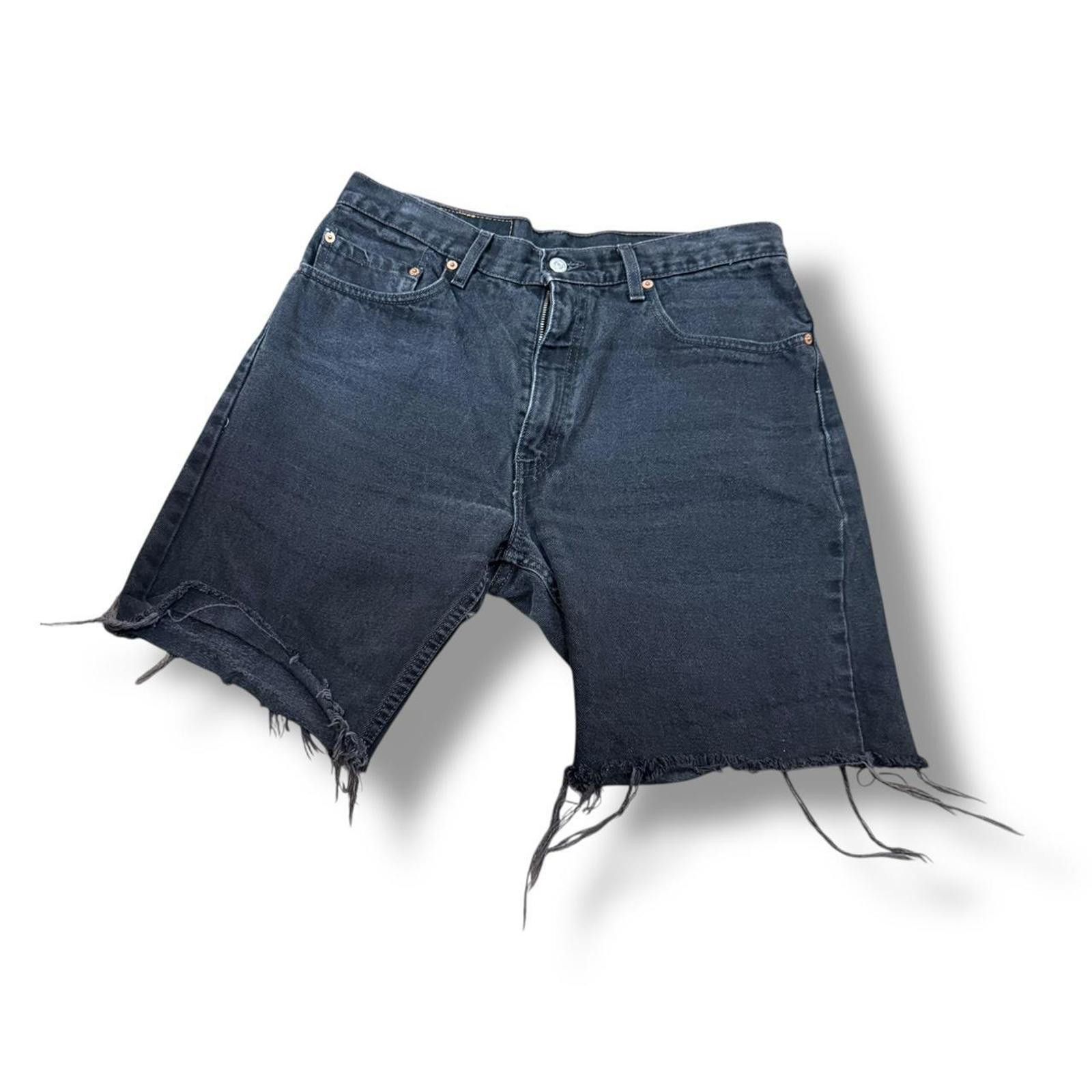 Levi's Black Cutoff Levi's 505 Denim Jorts | Grailed