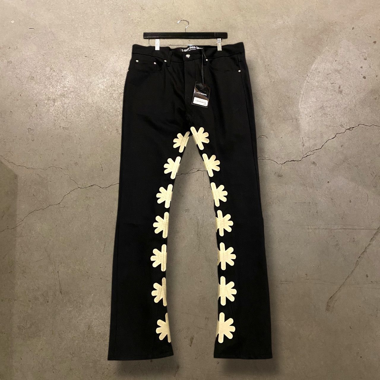 LOSTSHDWS SS23 Lost Shadow White Sun Logo Jeans | Grailed