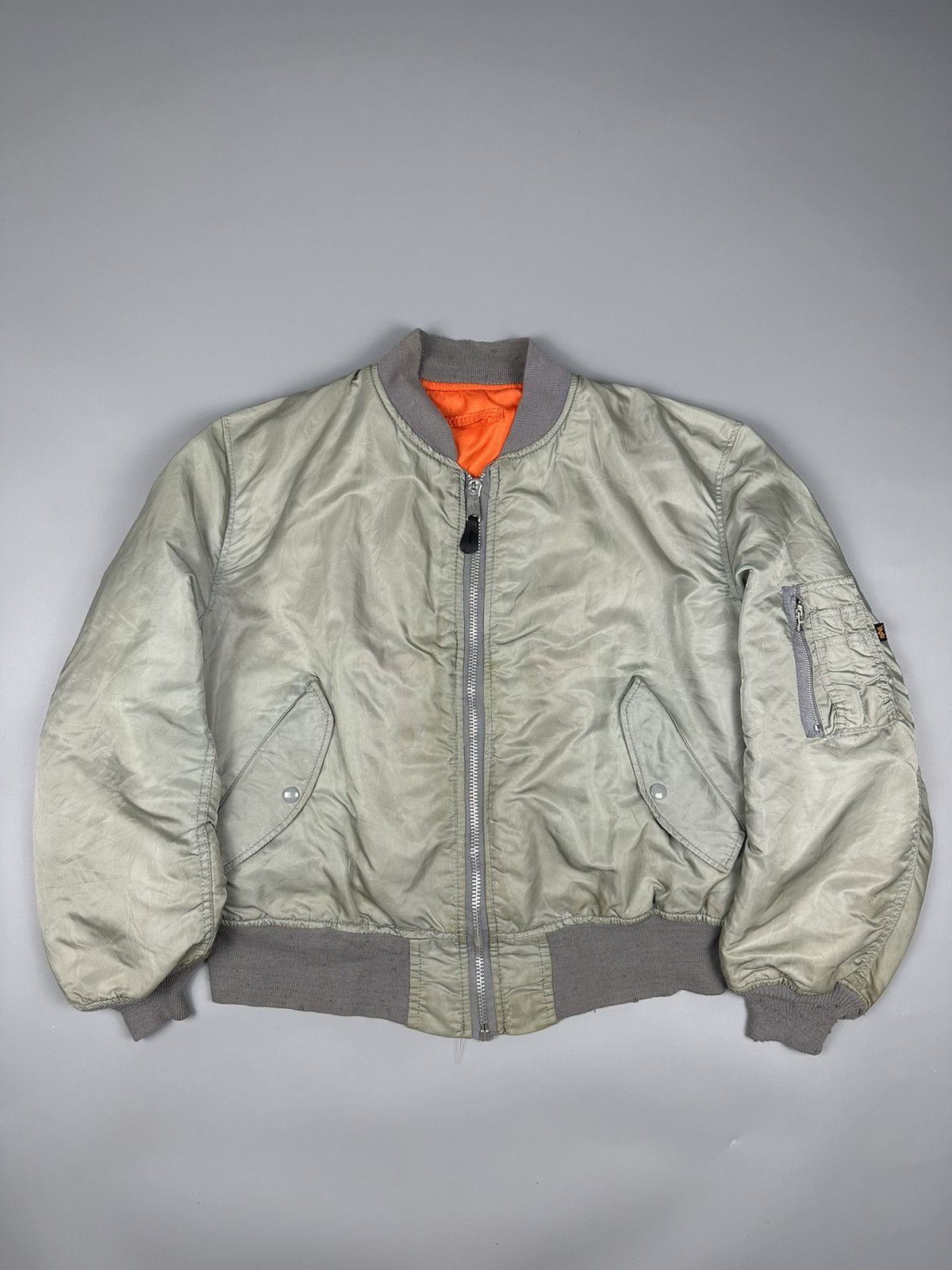 Alpha Industries Vintage Alpha Industries Type MA-1 Bomber Jacket | Grailed