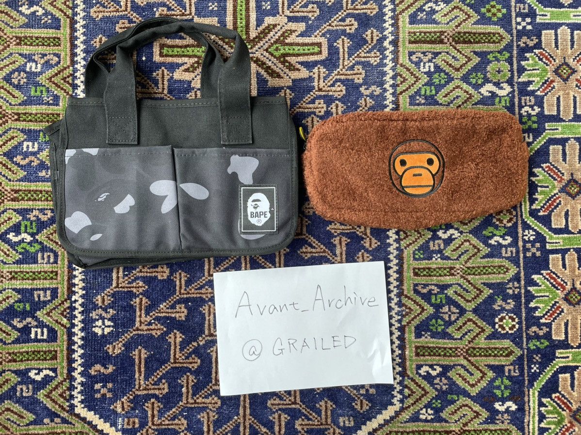 Bape A BATHING APE BAPE KIDS Interior Tote & Milo Pouch | Grailed