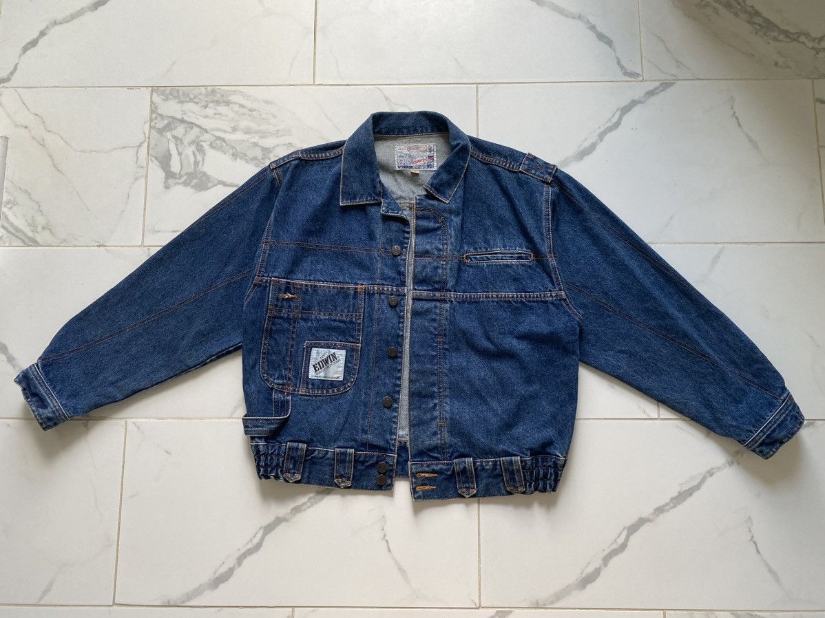 Edwin Vintage 1980s 80s Edwin Jeans Special Delivery Denim Jacket | Grailed