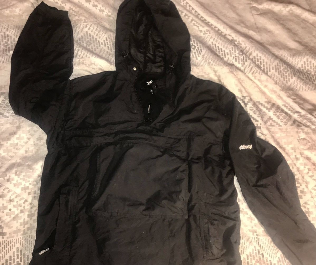 Streetwear × Stussy STUSSY PULLOVER RAIN JACKET / FOLDABLE PONCHO | Grailed