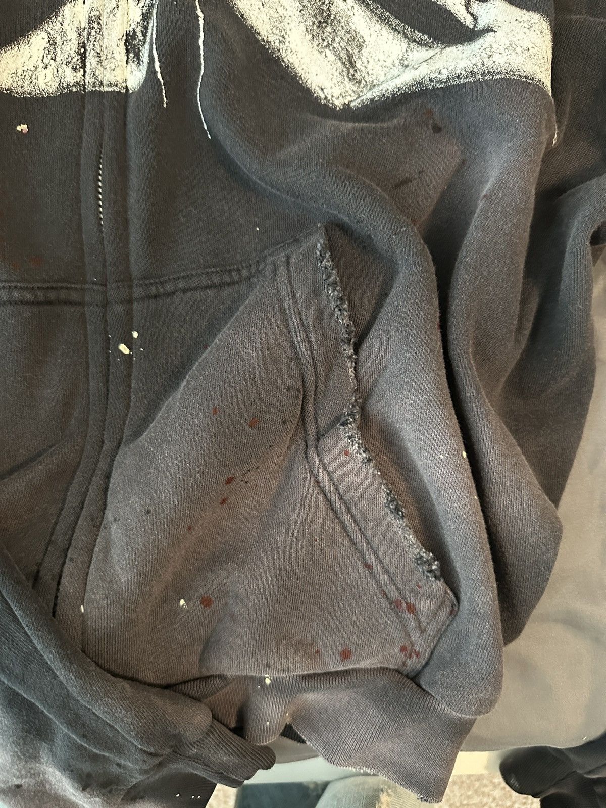 HELLSTAR Hell star spider web zip up jacket | Grailed