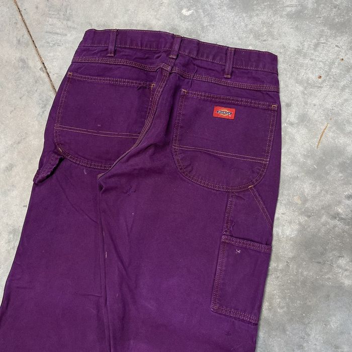 Vintage Vintage Dickies Carpenter Pants Baggy Fit Purple 2000s | Grailed