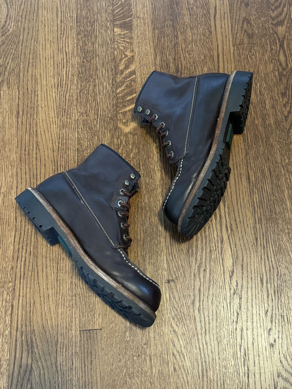 Vintage Men’s Brown Leather Frye Boots | Grailed