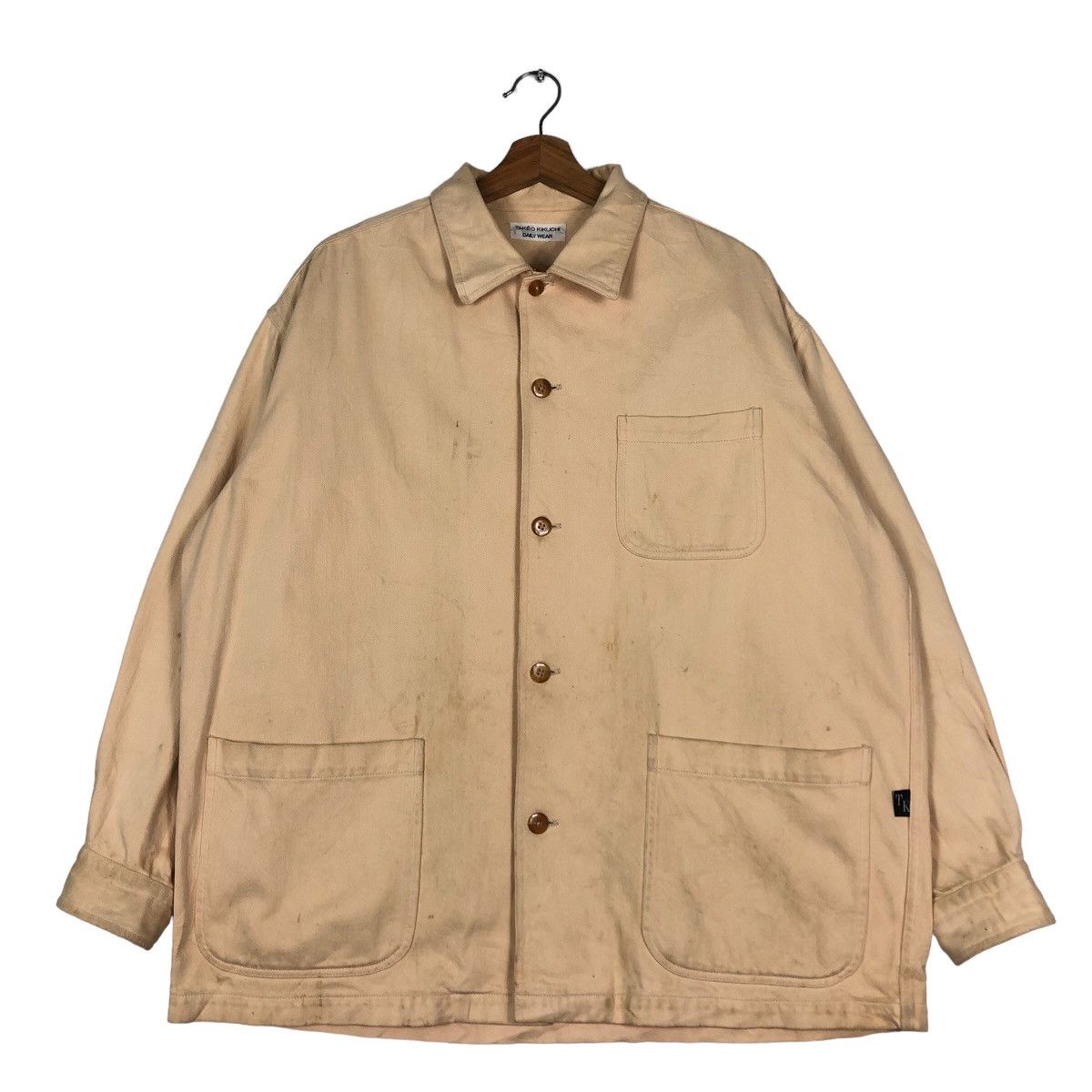 Japanese Brand × Vintage 🔥Vintage Chore Jacket Work Takeo Kikuchi Duck ...