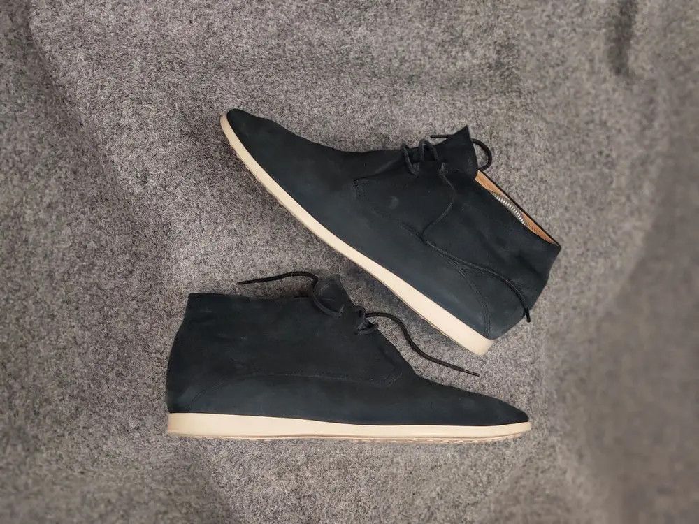 Tod's Tod's Design Suede Leather Blue Chukka Shoes Casual Boots | Grailed