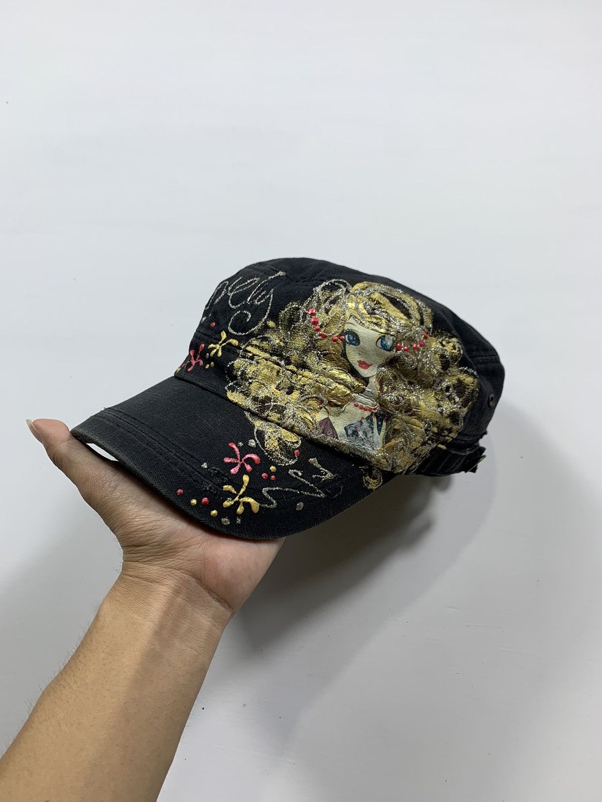 If Six Was Nine Vintage Cadet studded hat comando | Grailed