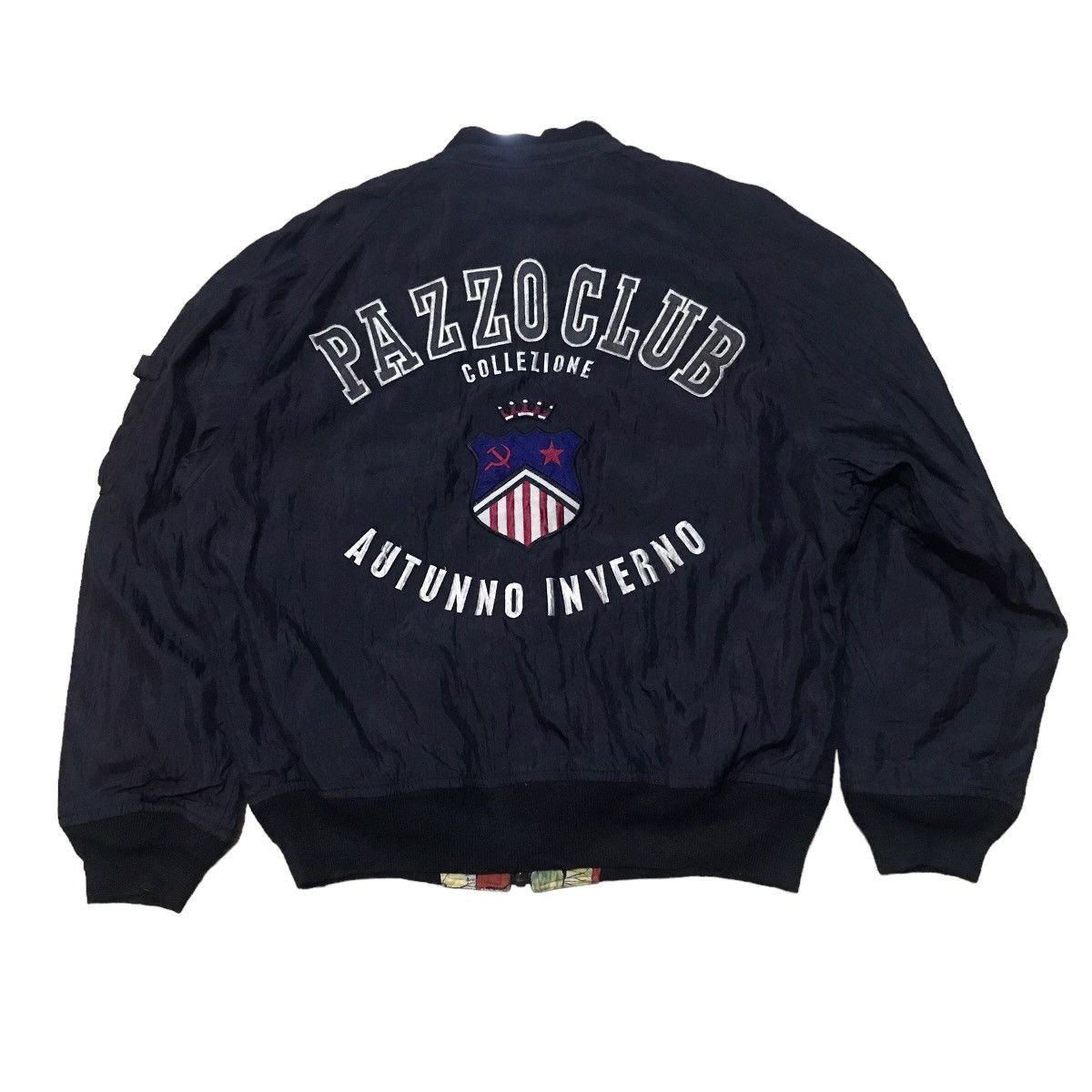 Japanese Brand Vintage japannese Pazzo Club Reversible Bomber flight ...