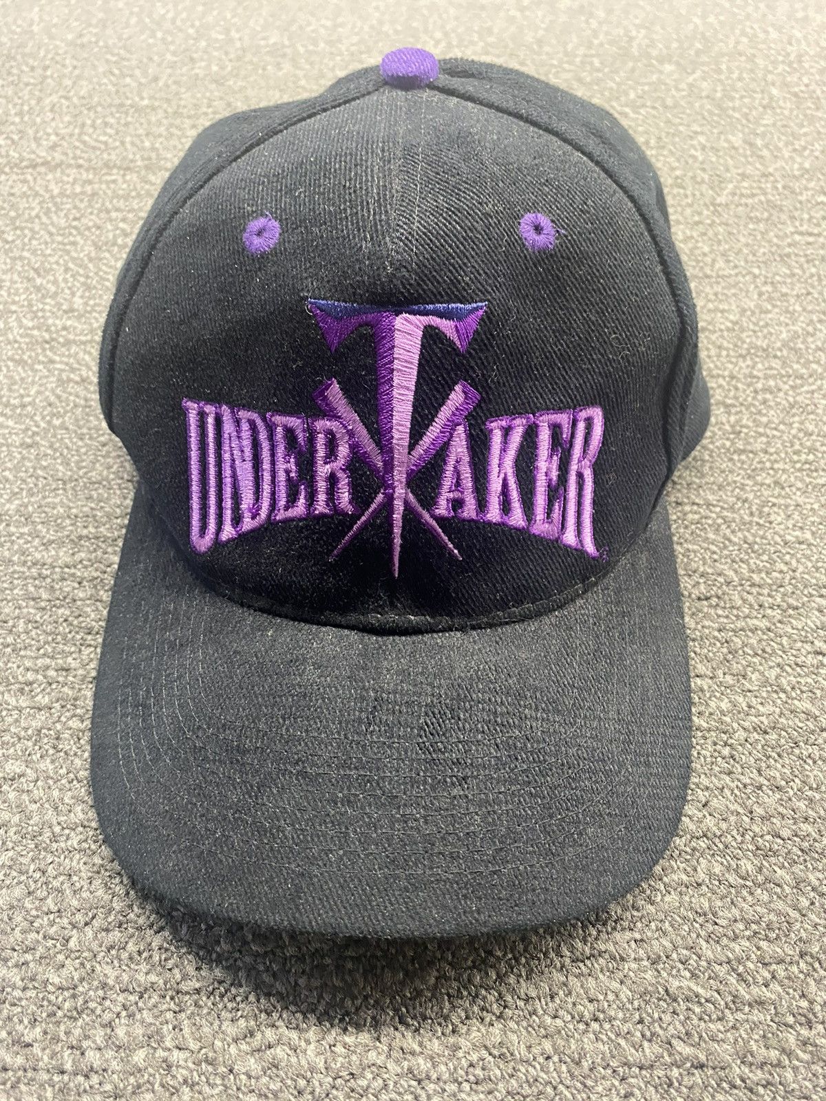 Vintage × Wwe × Wwf Vintage 1998 WWF Undertaker Snapback Hat | Grailed