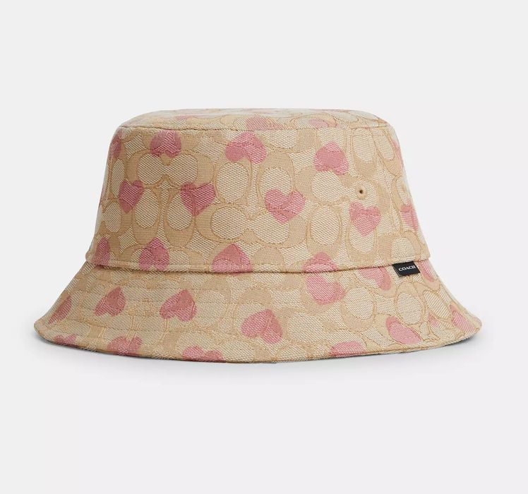 Coach Coach women's Signature Heart Print Bucket Hat CP354 | Grailed