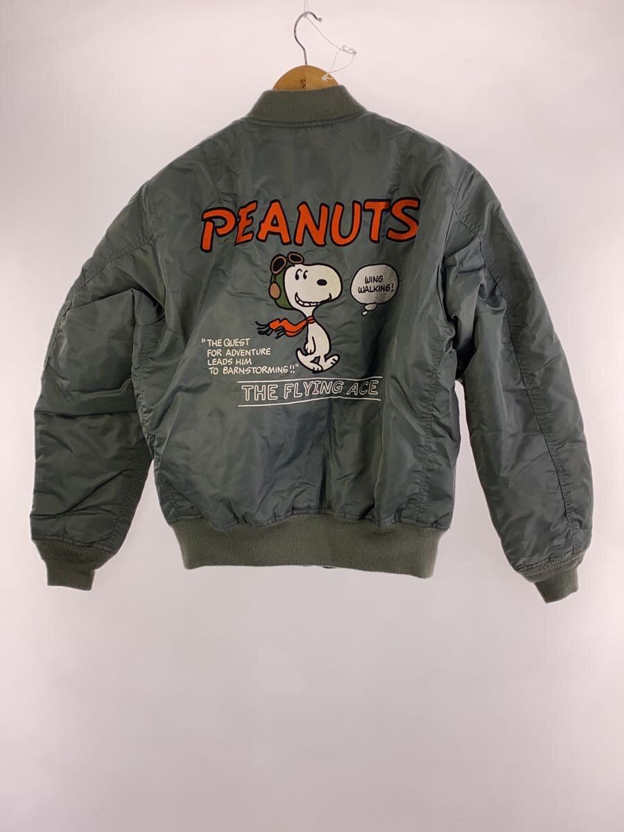 Avirex Avirex x Peanuts Nylon Flight Jacket Khaki | Grailed