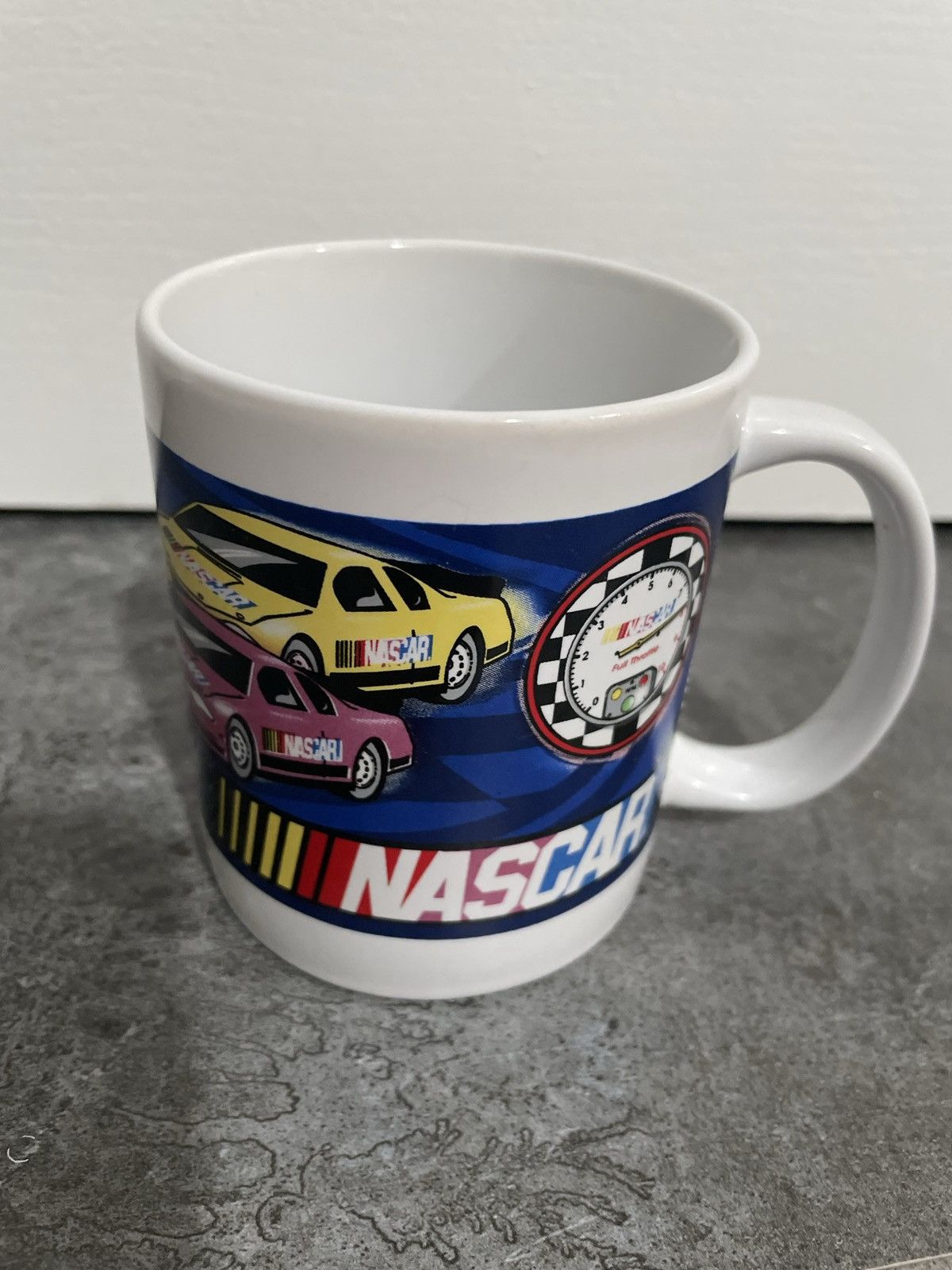 NASCAR NASCAR Full Throttle Y2K Speedway Print Graphic Coffee Mug | Grailed