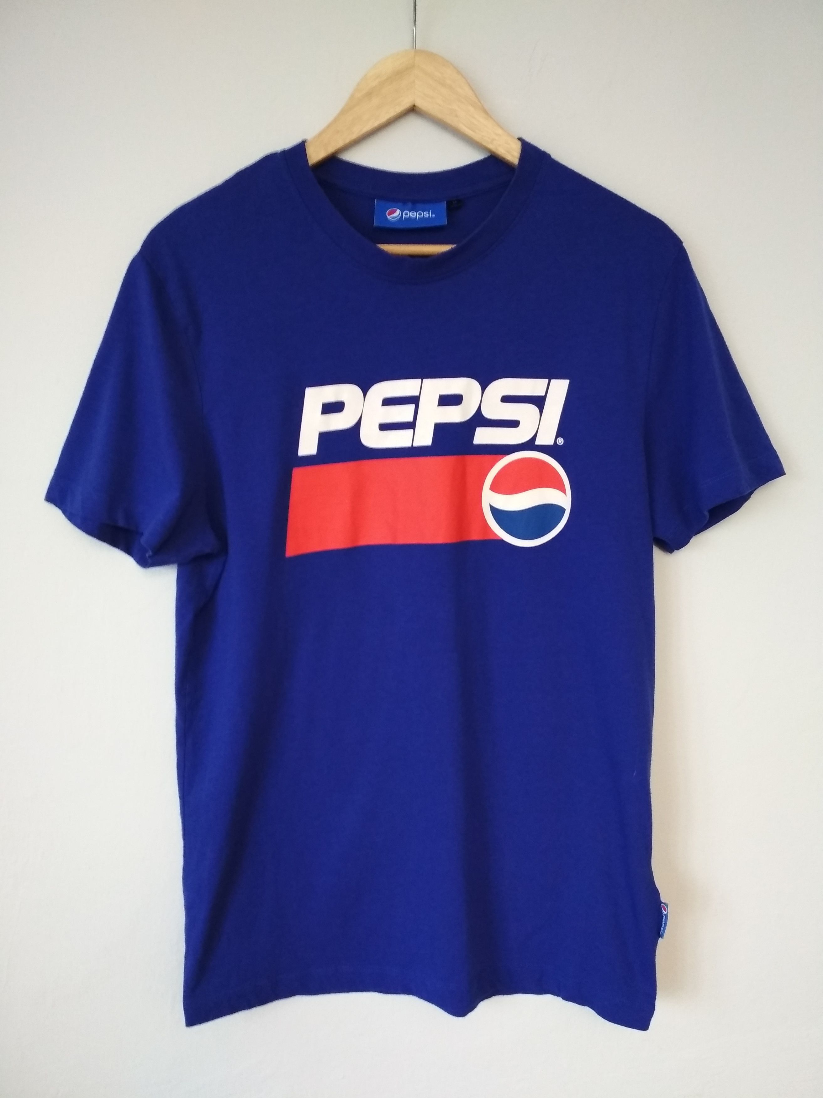 Pepsi × Streetwear Pepsi blue t-shirt | Grailed