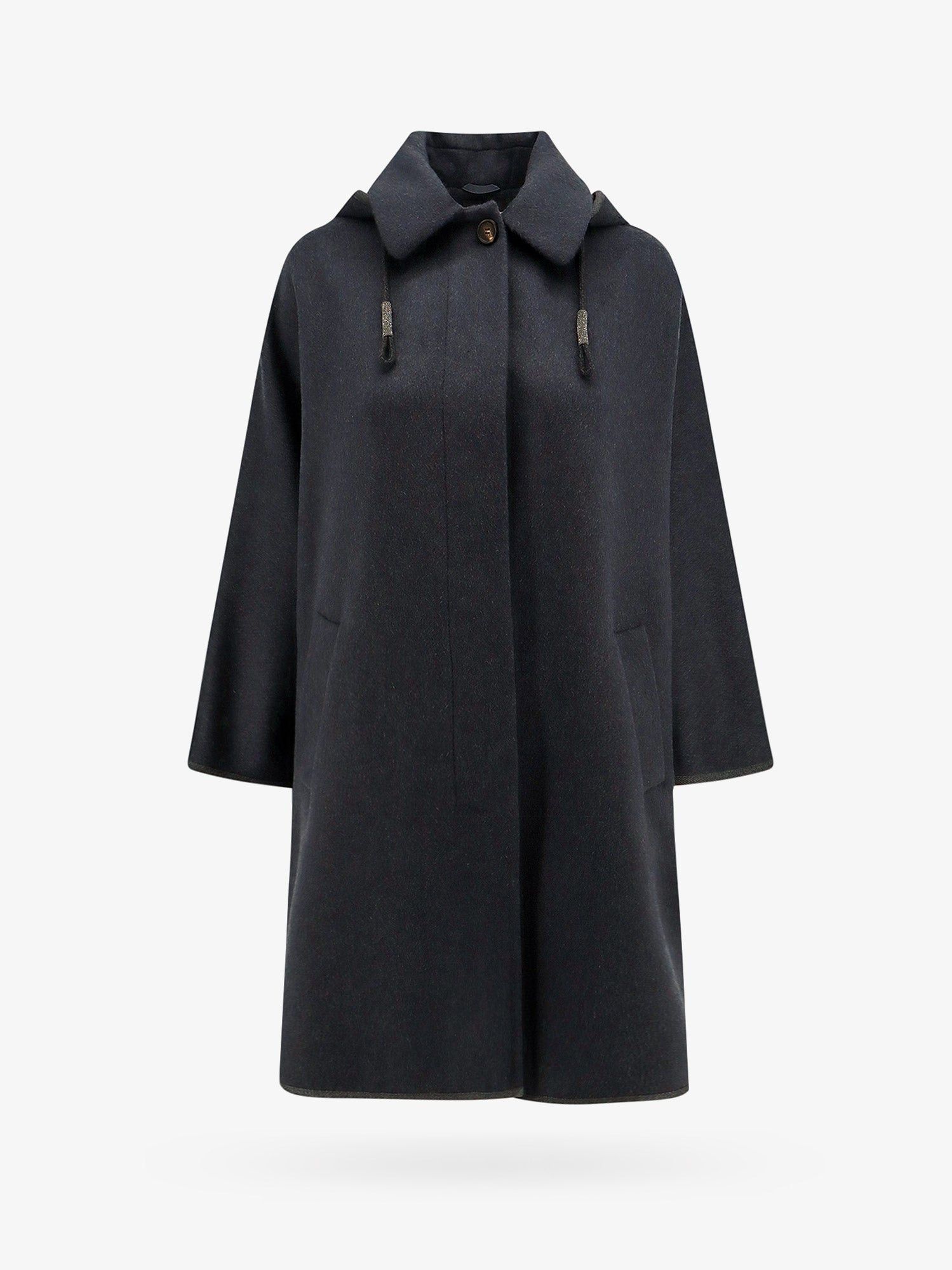 Brunello Cucinelli Cape Woman Blue Capes | Grailed