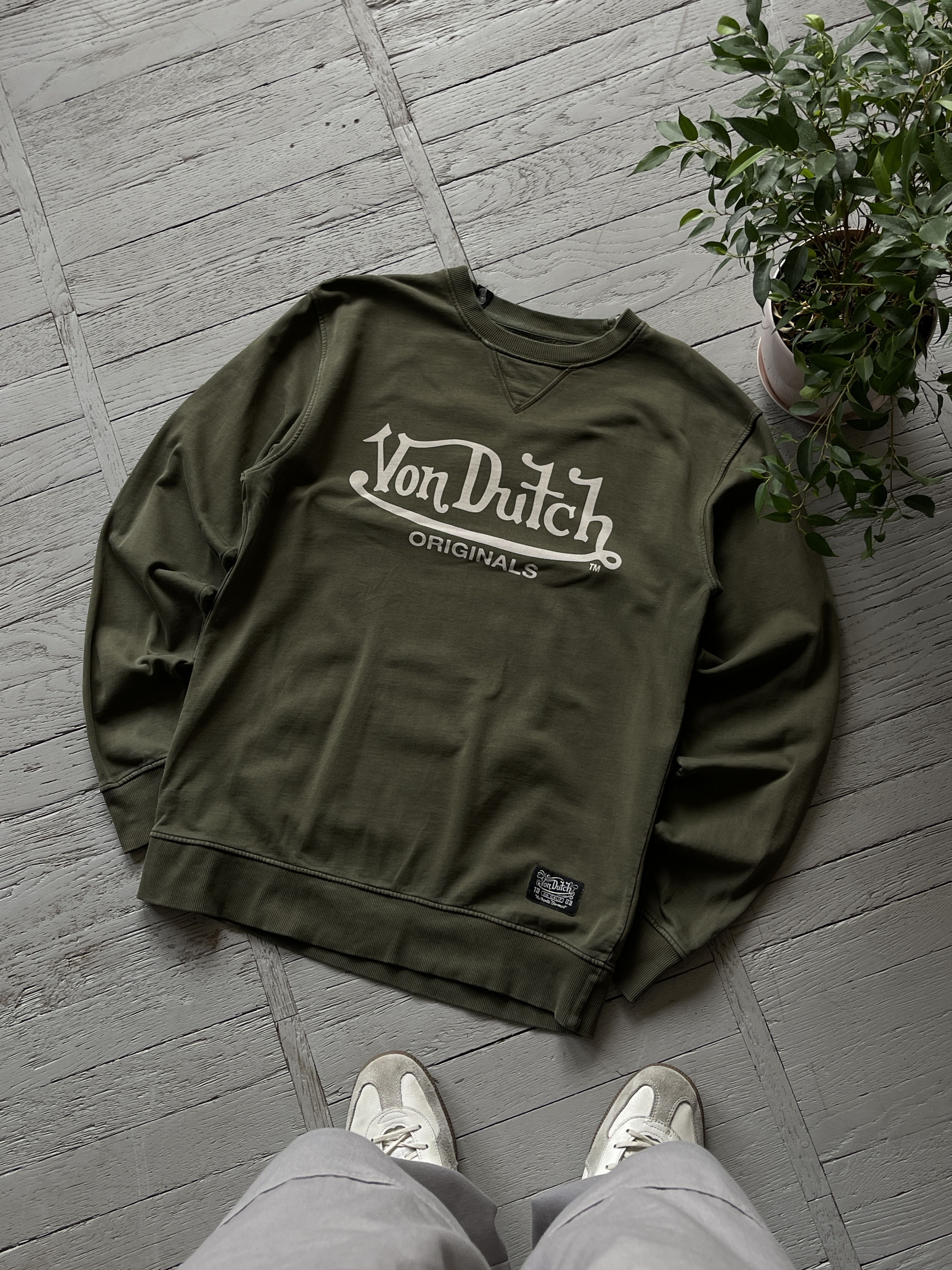 Vintage Vintage Von Dutch Logo Crewneck Sweatshirt | Grailed
