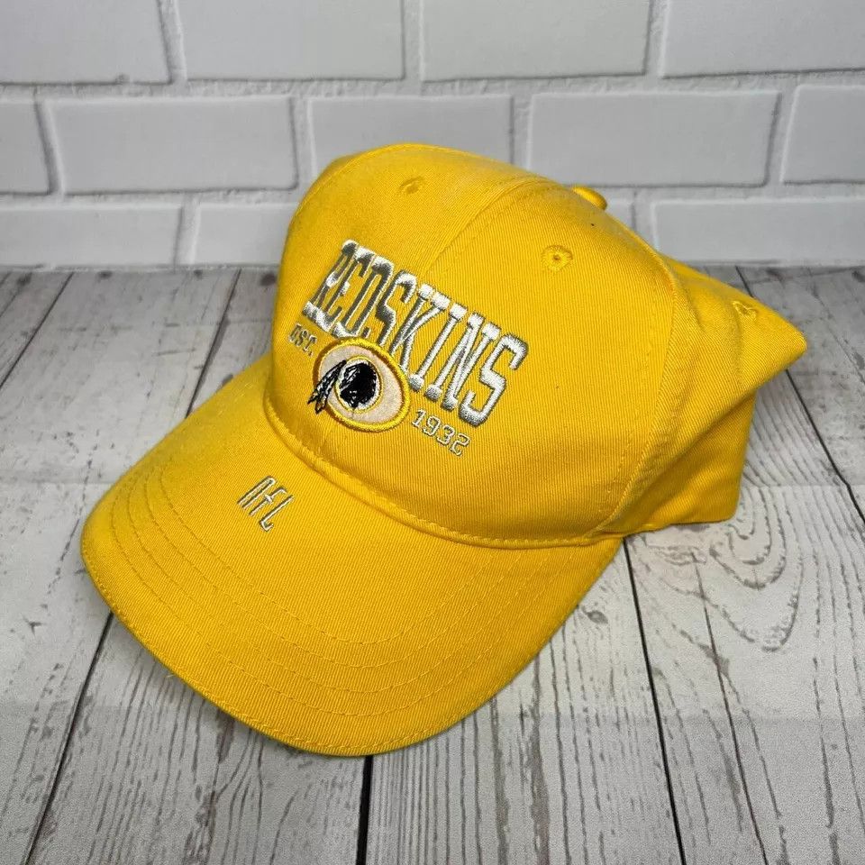 NFL Washington Commanders Redskins NFL Hat Strapback Yellow Men | Grailed