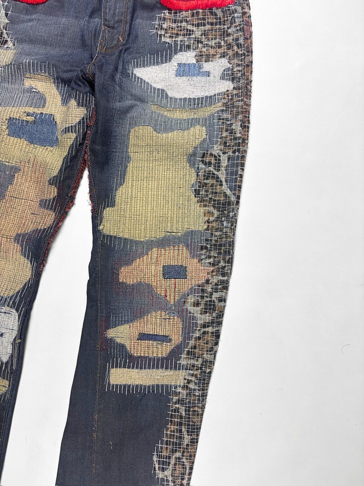Undercover “ Proletareart x Undercover 68 “ inspired Boro denim jeans ...