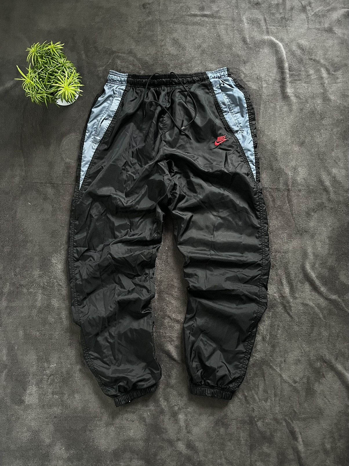 Nike Sweatpants Nike Vintage Nylon Rare 80s Streetwear Drip Y2K | Grailed