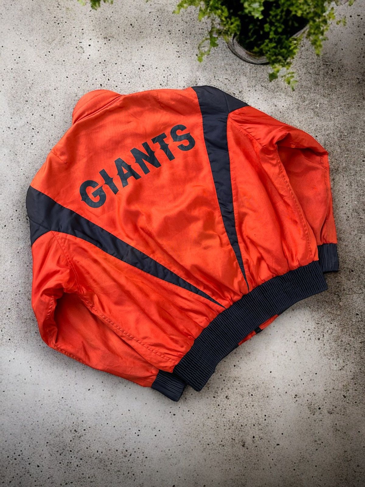Asics 🔥Vintage Giants by Junko Koshino Big Logo Bomber Jacket | Grailed