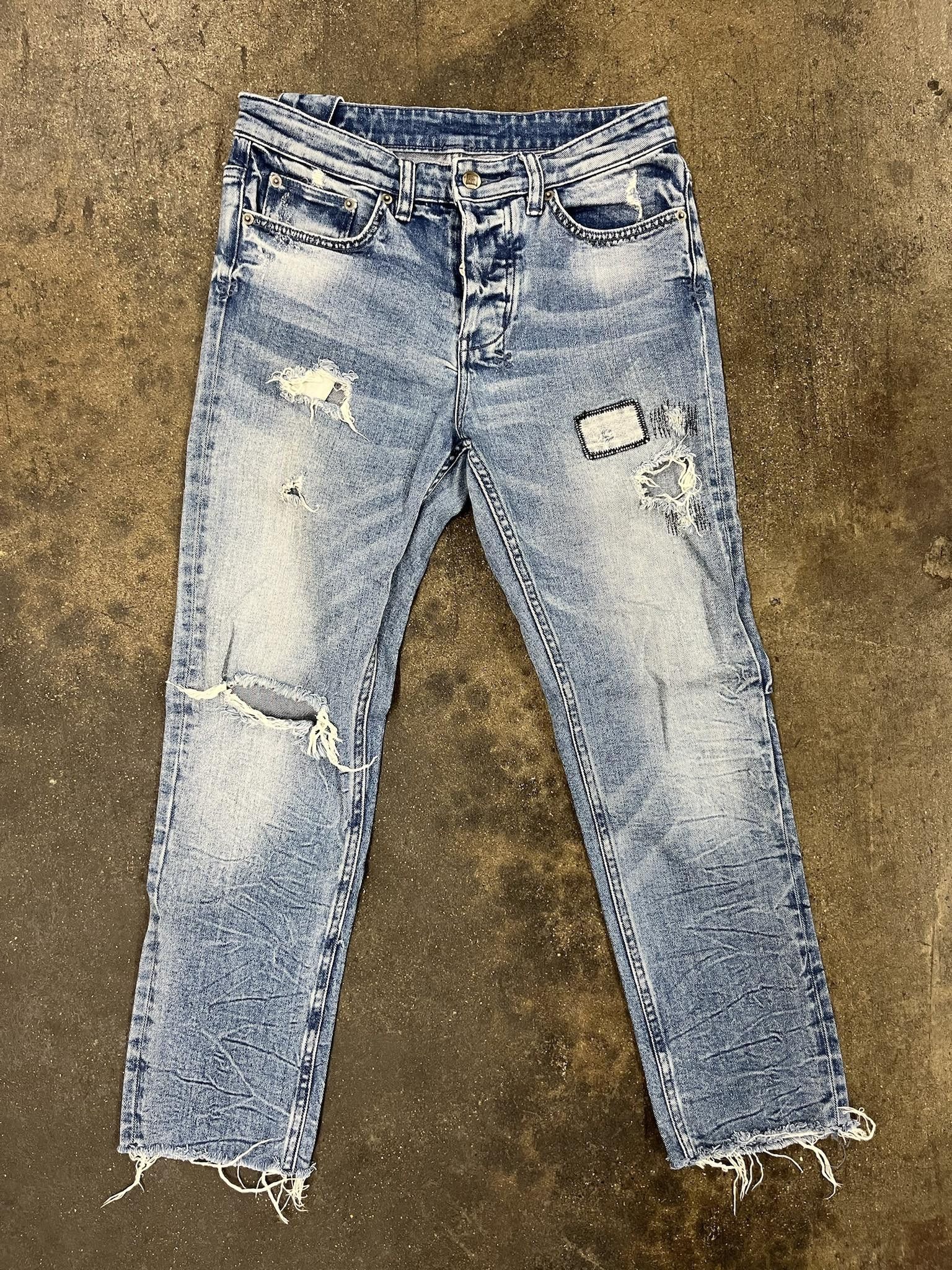 Japanese Brand × Ksubi × Streetwear Ksubi Cropped And Distressed Denim ...