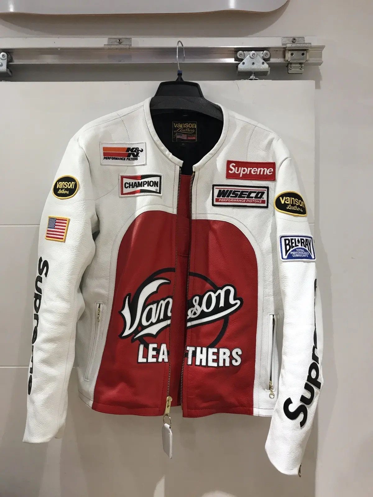 Supreme × Vanson Leathers Supreme x Vanson leather jacket leather ...