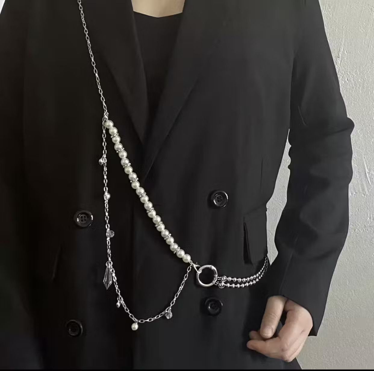 Designer 🔥MUST HAVE🔥Body Harness Crystal Drop Waist Chain | Grailed