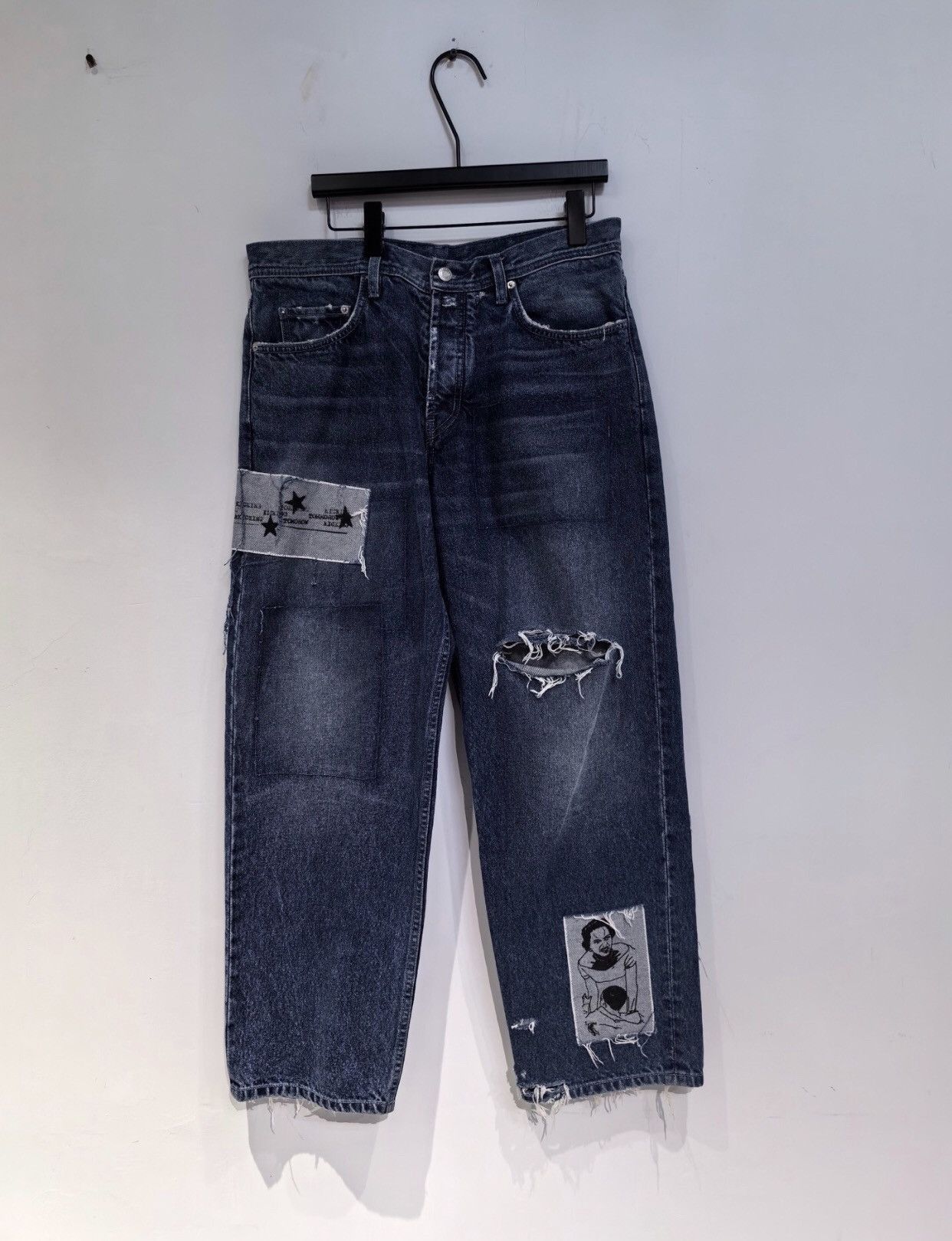 Enfants Riches Deprimes ERD 22FW adhesive denim jeans - DMC | Grailed