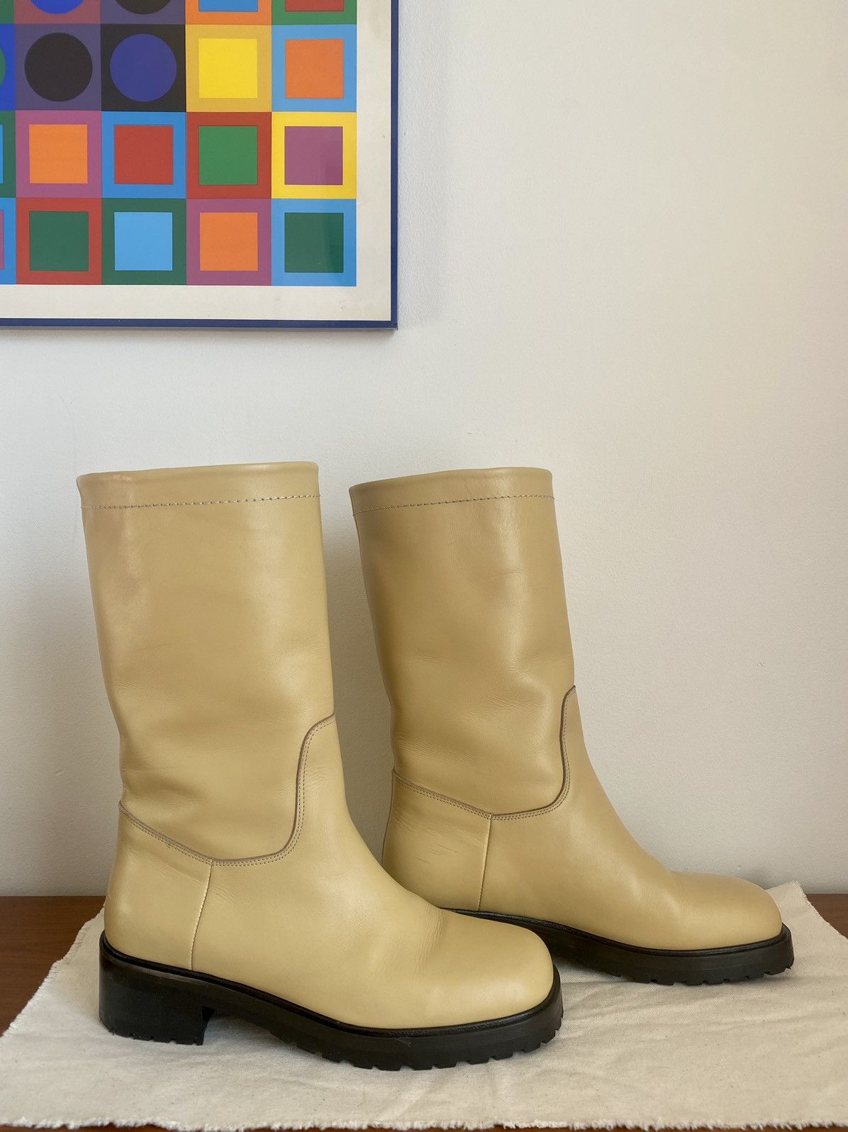 Maryam Nassir Zadeh Yellow Belmont Boots | Grailed