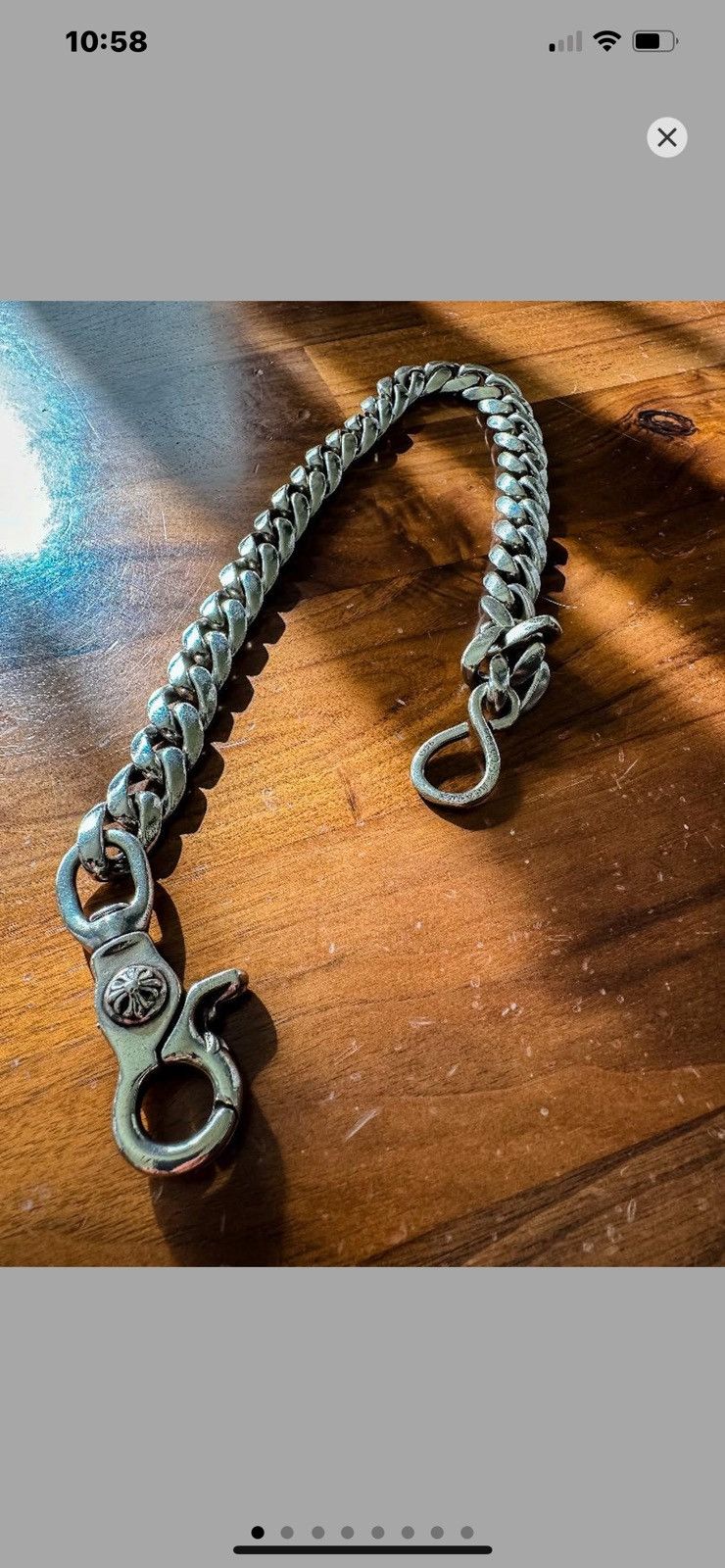 Chrome Hearts Heavy Cuban Link Wallet Chain 19” | Grailed