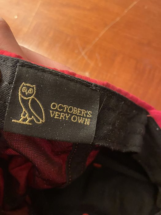 Octobers Very Own red drake ovo hat | Grailed