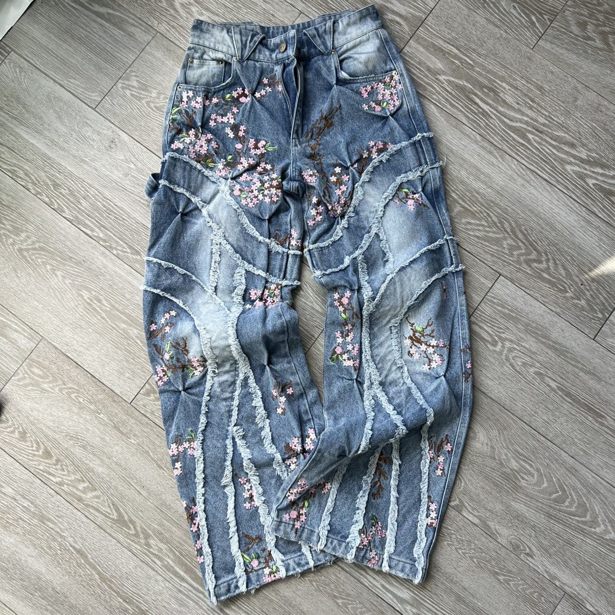 Bad Son Badson Cherry Blossom denim | Grailed