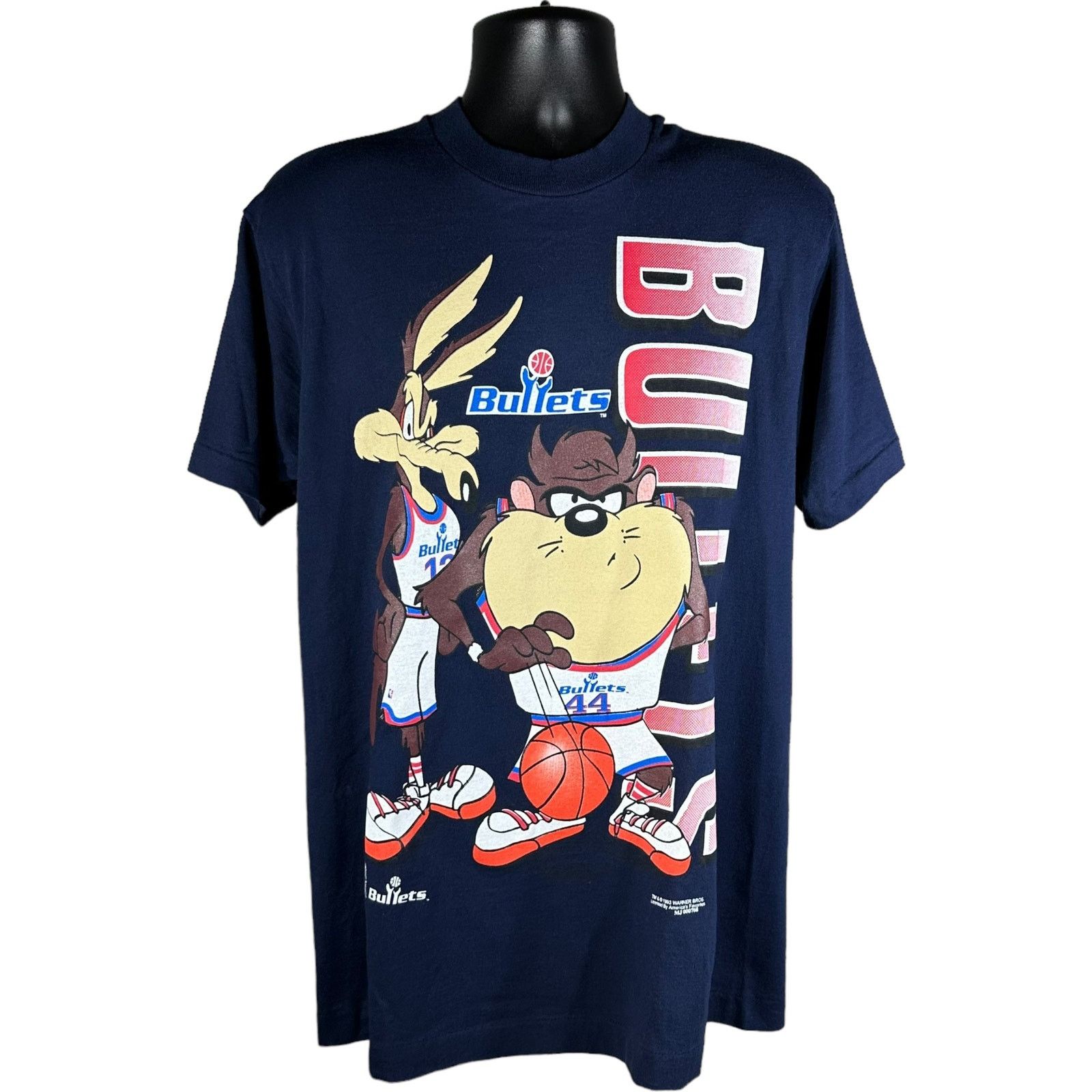 Fruit Of The Loom Vintage Washington Bullets Looney Tunes Basketball ...