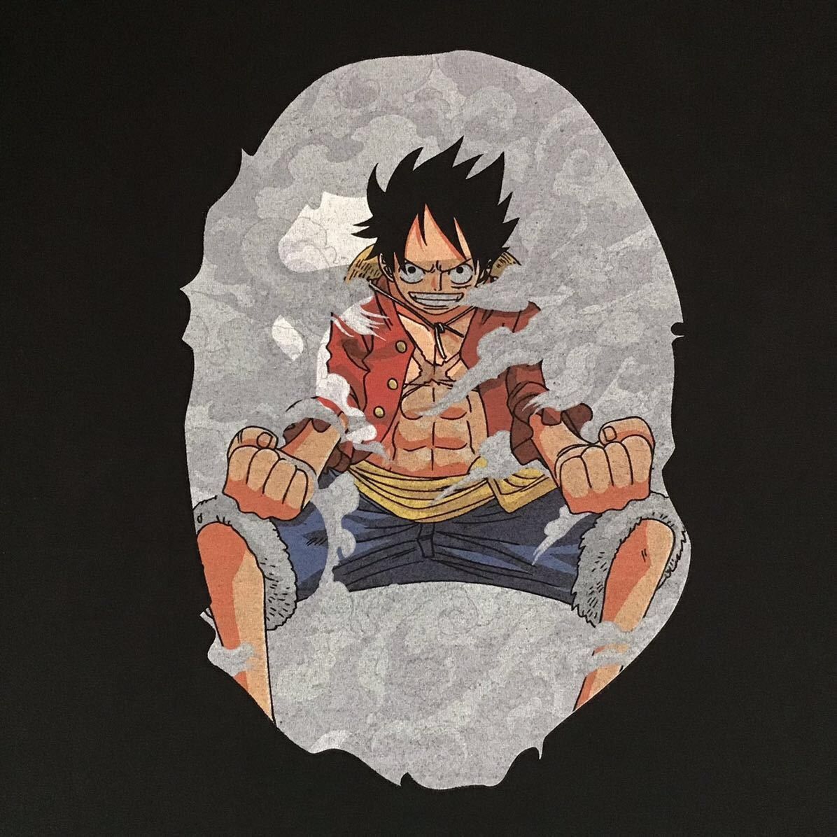 Bape × Japanese Brand BAPE × onepiece Luffy Gear Second T-shirt a ...