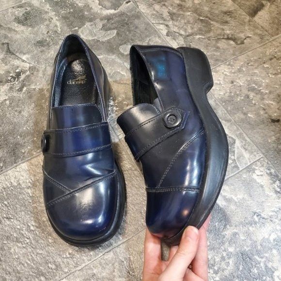 Dansko × Streetwear × Vintage Vintage 90s y2k Navy Blue Dansko Acadamia ...